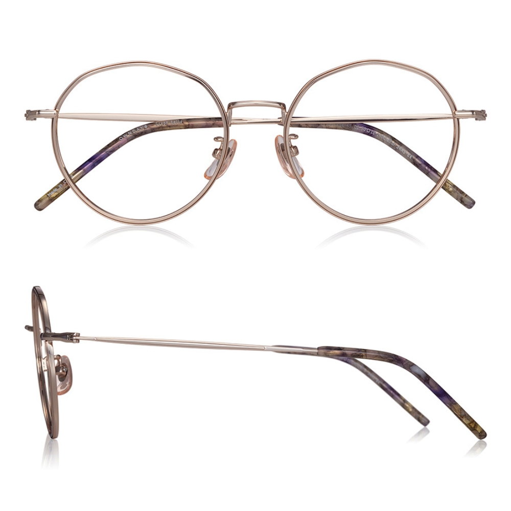 OWNDAYS Graph Belle系列 都會知性金屬光學鏡框 GB1041B-4S | 蝦皮購物