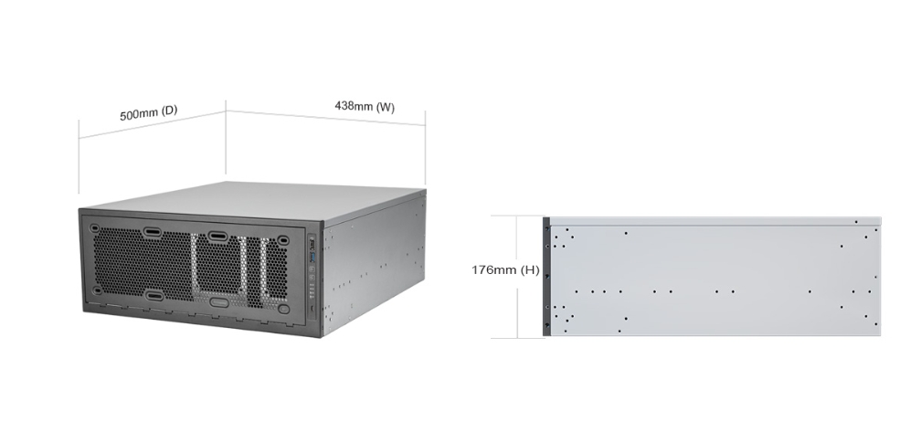 小白的生活工場*銀欣 SilverStone RM45-360 4U靈活性與多功能性機架式機箱* | 蝦皮購物