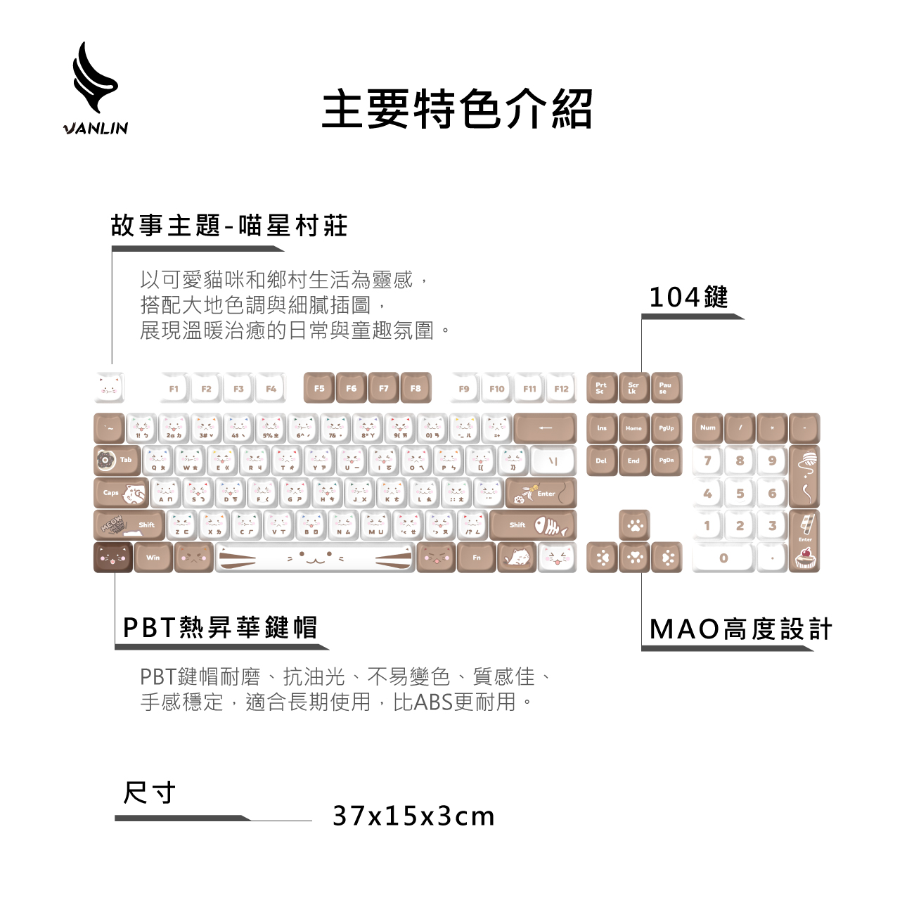 【VANLIN】 鍵帽 白色鍵帽 客製化鍵帽 個性鍵帽 可愛鍵帽 注音鍵帽 青軸鍵帽 紅軸鍵帽 pbt 鍵帽 鍵冒 茶軸 | 蝦皮購物