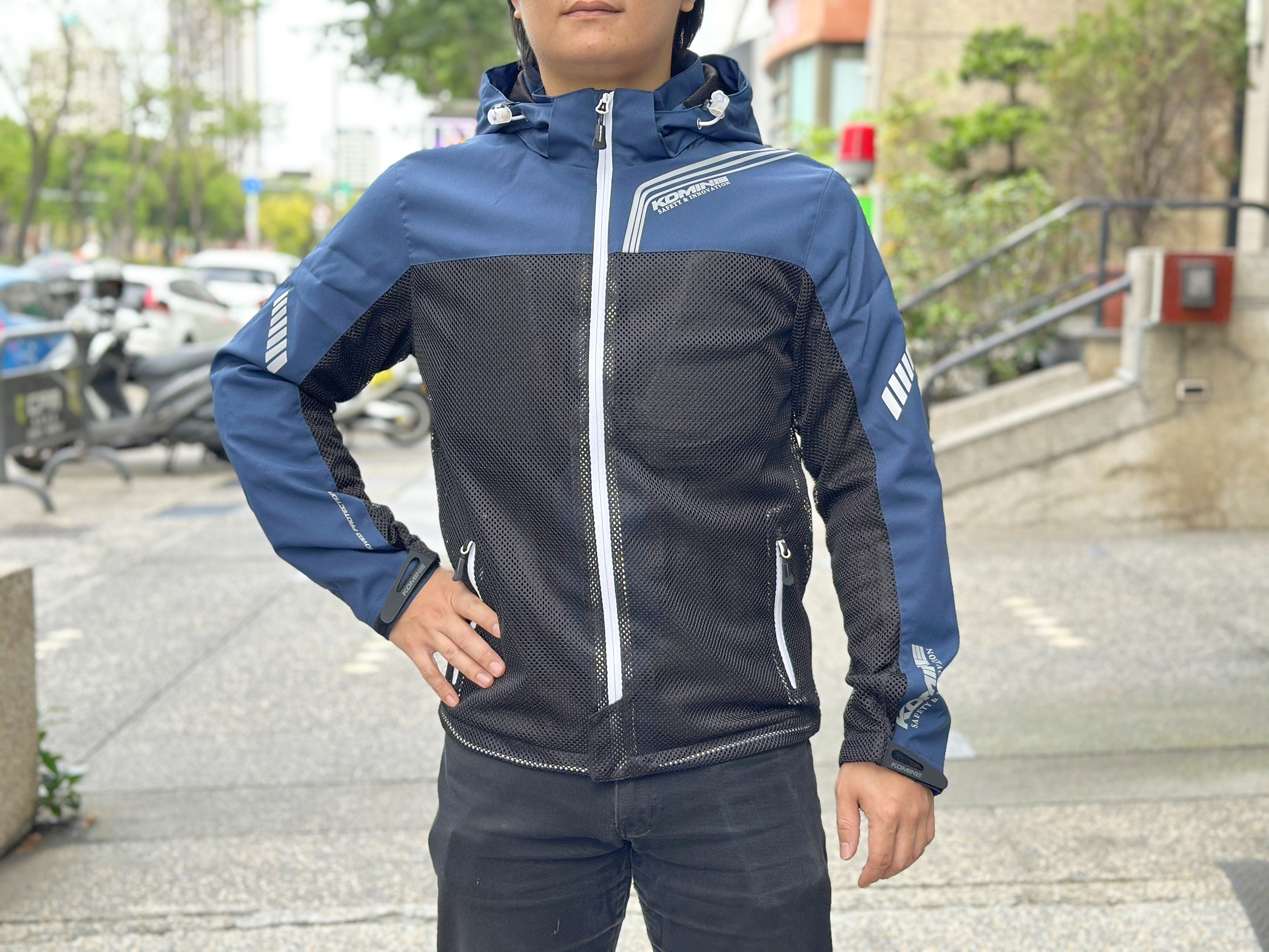 柏霖動機 台中門市 日本 KOMINE JK-179 休閒防摔衣 休閒 夏季 防摔衣 透氣 低調 機車 JK179 | 蝦皮購物