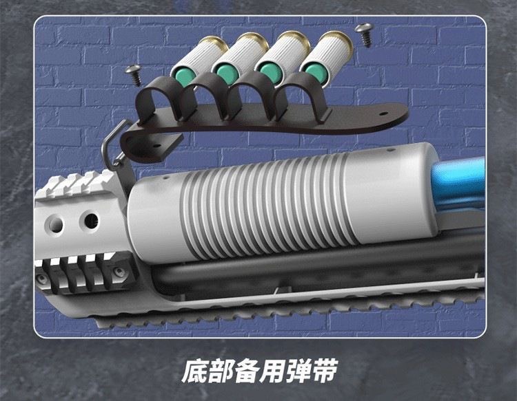 質感推薦 小月亮合金M870P拋殼軟彈發射器 質感禮盒 散彈 海綿軟彈玩具槍 模型 道具 擺件 男孩禮物 兒童玩具 | 蝦皮購物