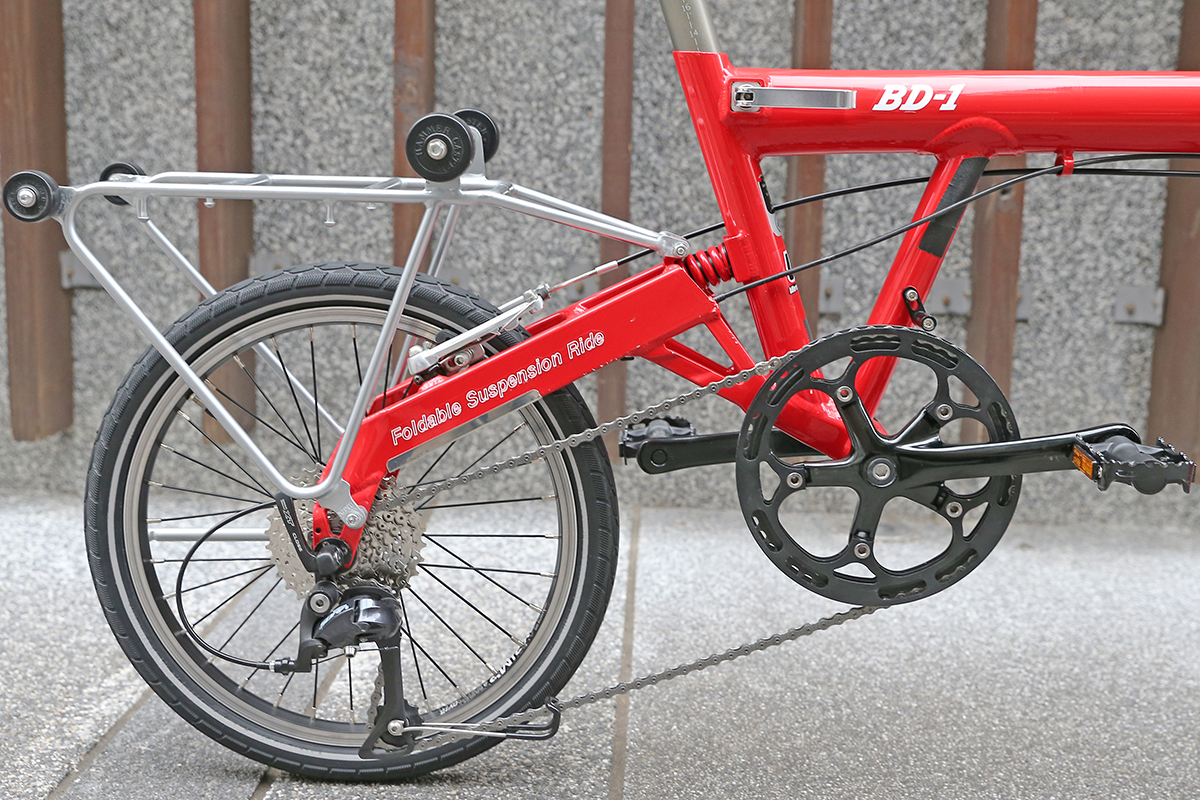 日本版 r&m BD-1 BIRDY RED 浮雕 鳥車 紅色 9速 NITTO 貨架 經典鳥 圓管鳥 摺疊車 | 蝦皮購物