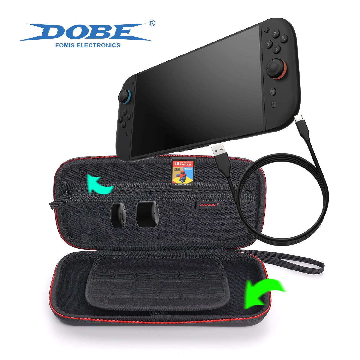 [台灣現貨] 新款 switch2 DOBE JYS 加大 收納包 主機 保護 NS2 收納 硬殼 EVA 硬包 配件 | 蝦皮購物