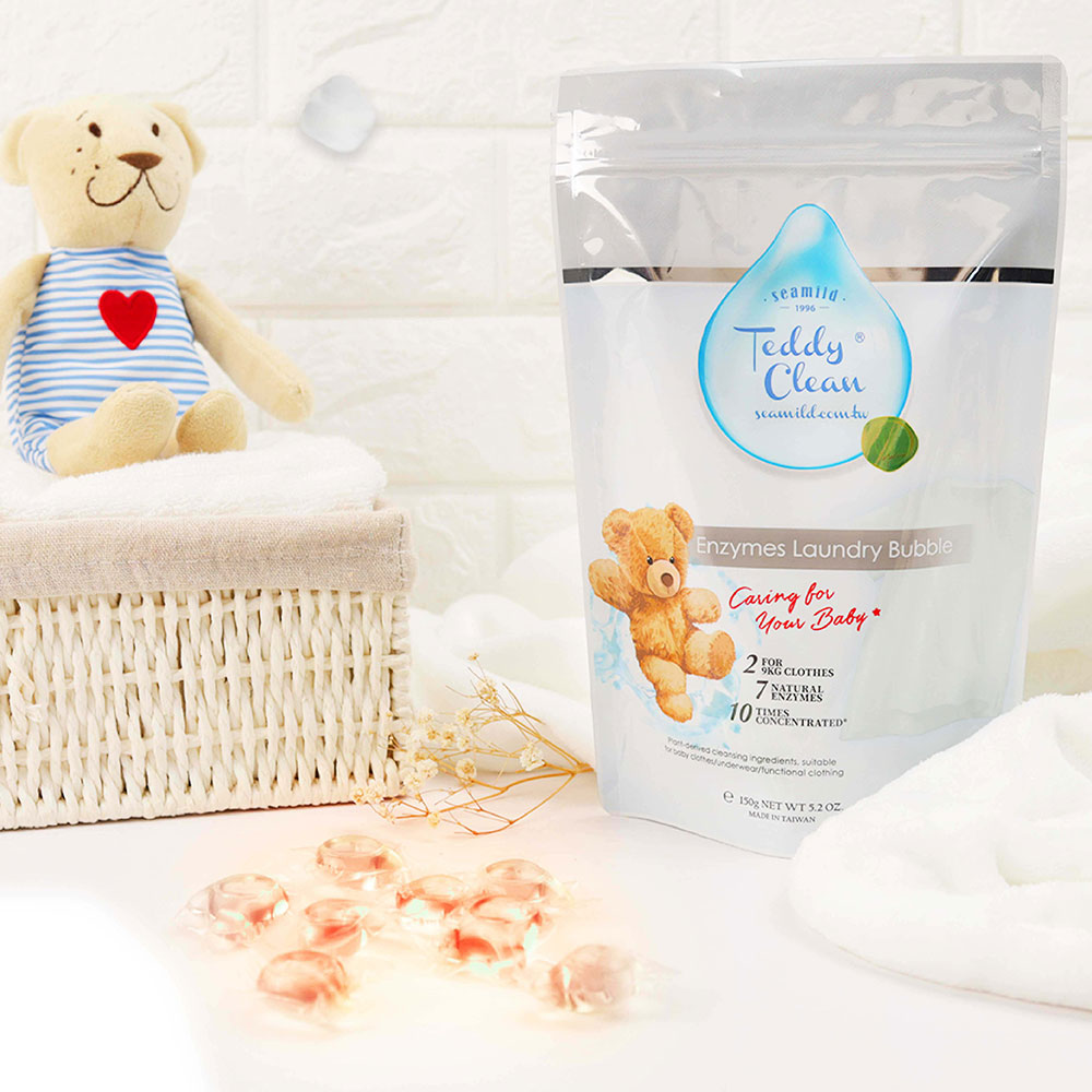 清淨海 Teddy Clean 純淨泰迪 植萃酵素洗衣膠囊 蜂蜜香水 (5gx30顆) 洗衣球 酵素洗衣 洗衣精 | 蝦皮購物