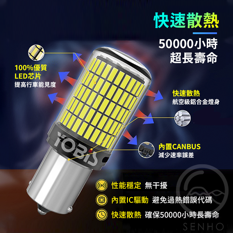 【升級款】150晶 高亮LED燈泡｜1156 / 1157 / T20｜方向燈／煞車燈／倒車燈｜單芯雙芯可選｜解碼防快閃 | 蝦皮購物