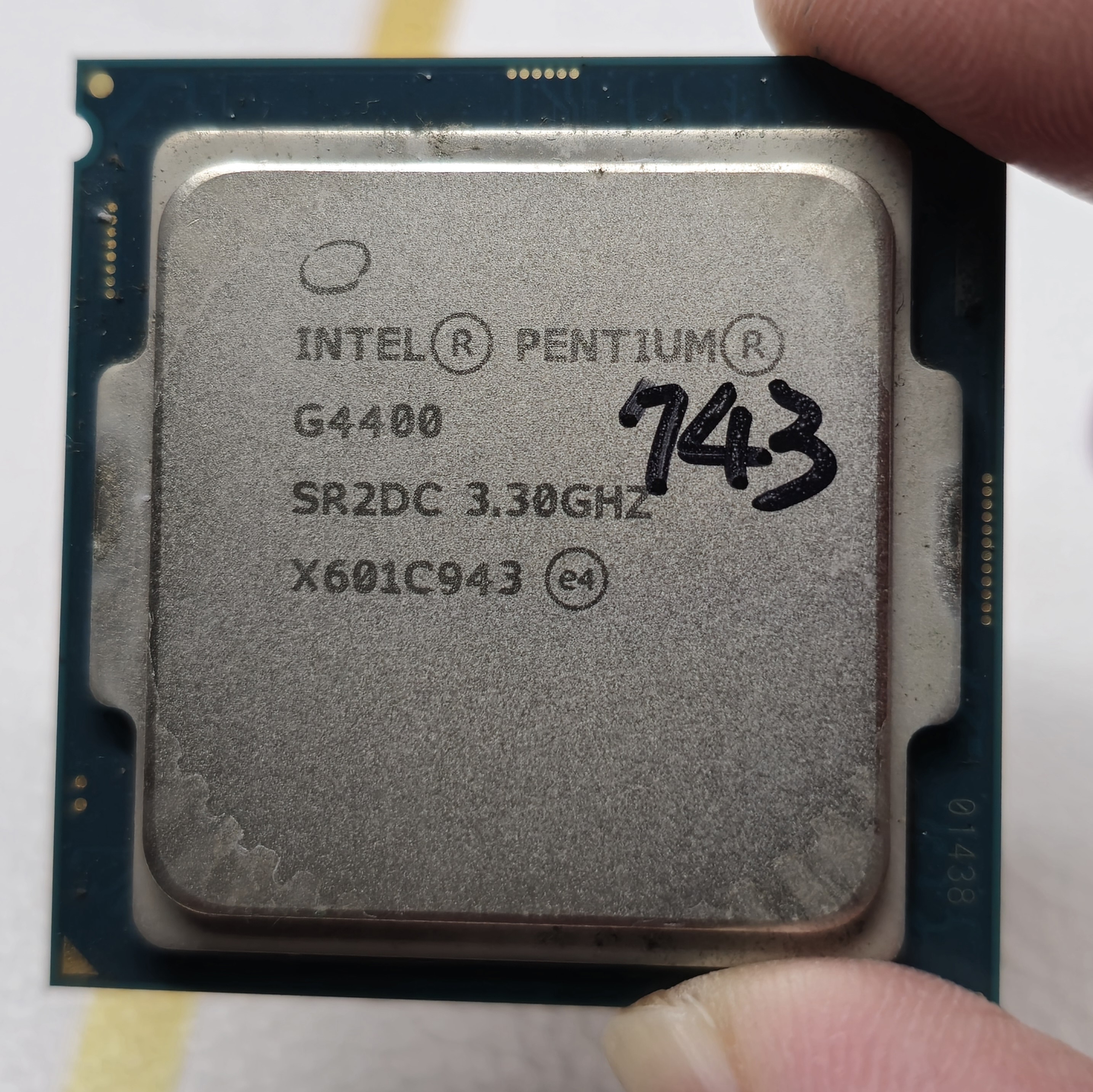 INTEL G4400 CPU 1151腳位 Pentium 3.3G 3M 二手良品 INTEL第六代 功能正常 | 蝦皮購物