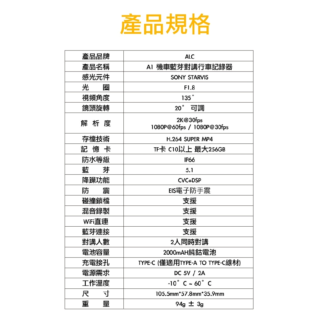 ALC A1 2K 機車行車記錄器 藍芽對講行車記錄器 2K 高畫質 | 蝦皮購物