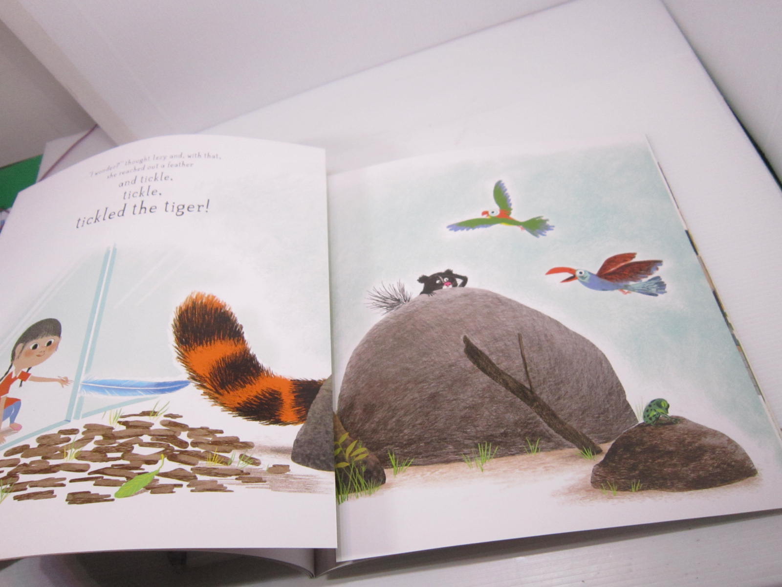 「二手書」Bloomsbury Never Tickle a Tiger 英文繪本 Pamela Butchart 平裝 | 蝦皮購物