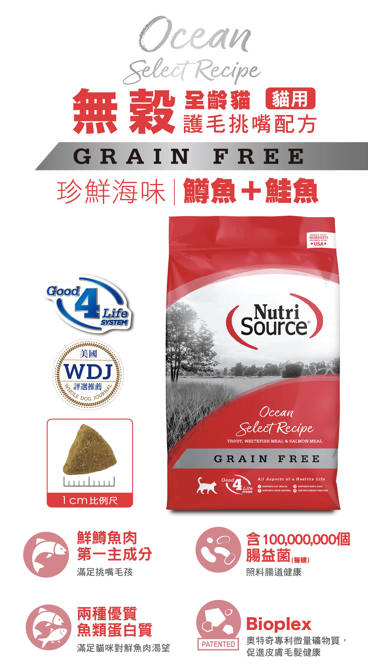 『QQ喵』Nutri Source新萃【NS無穀全齡貓(鱒魚+鮭魚)】護毛挑嘴飼料 貓咪飼料 全齡貓飼料 貓糧 成貓飼料 | 蝦皮購物