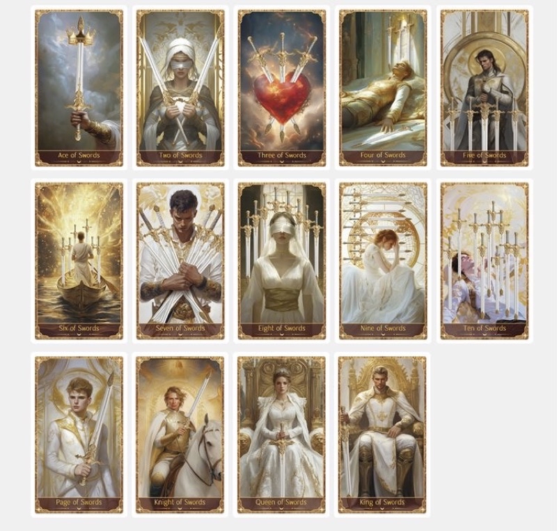 【進口正版】金輪塔羅牌Golden Wheel Guardian Tarot | 蝦皮購物