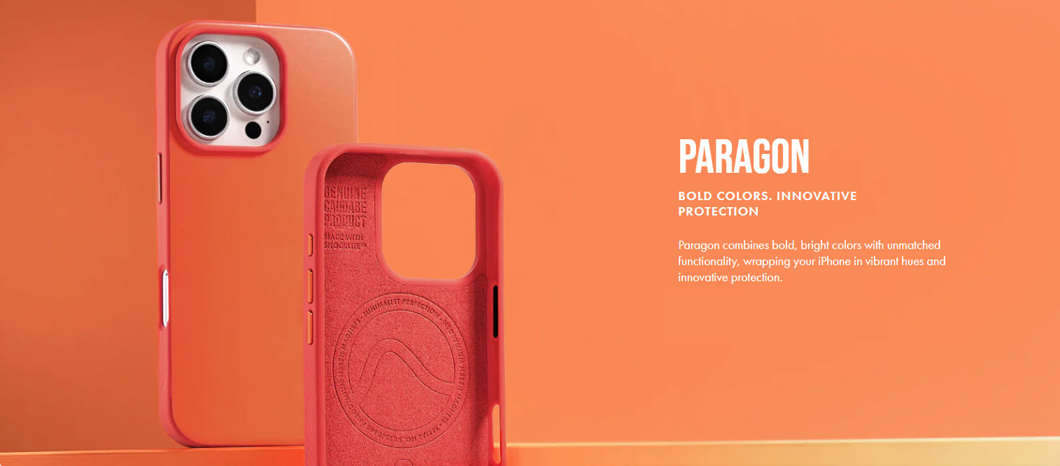 Caudabe PARAGON MagSafe iPhone 15 Pro/16 Pro 旗艦精緻保護殼 時尚橙 | 蝦皮購物