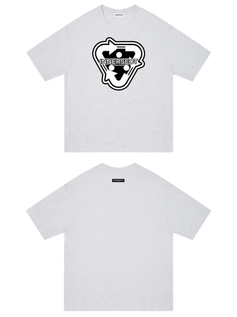 【Hengship】INNERSECT 復古重磅 時尚高街 循環標 速乾透氣 落肩淺色系 穿搭圓領 短袖T恤 男女同款 | 蝦皮購物