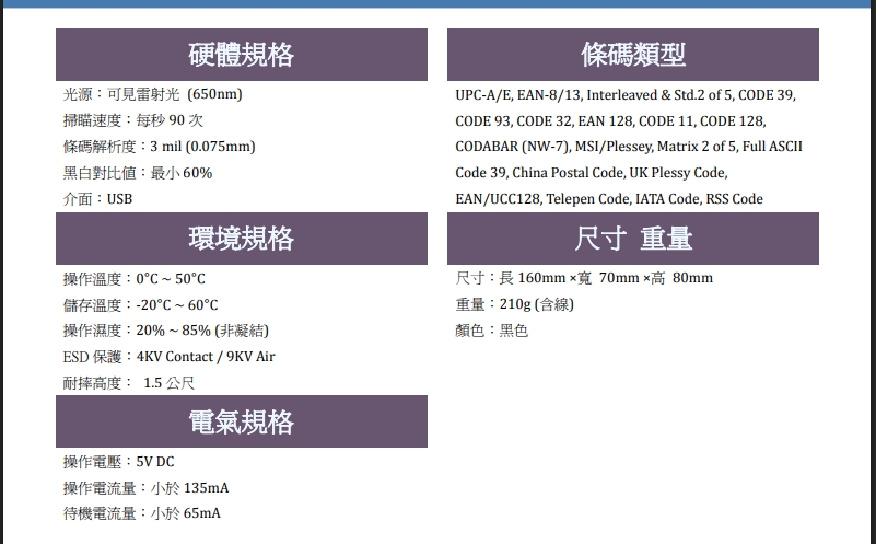 【蝦米二店】二手 Unitech MS839 雷射式條碼掃描器 | 蝦皮購物