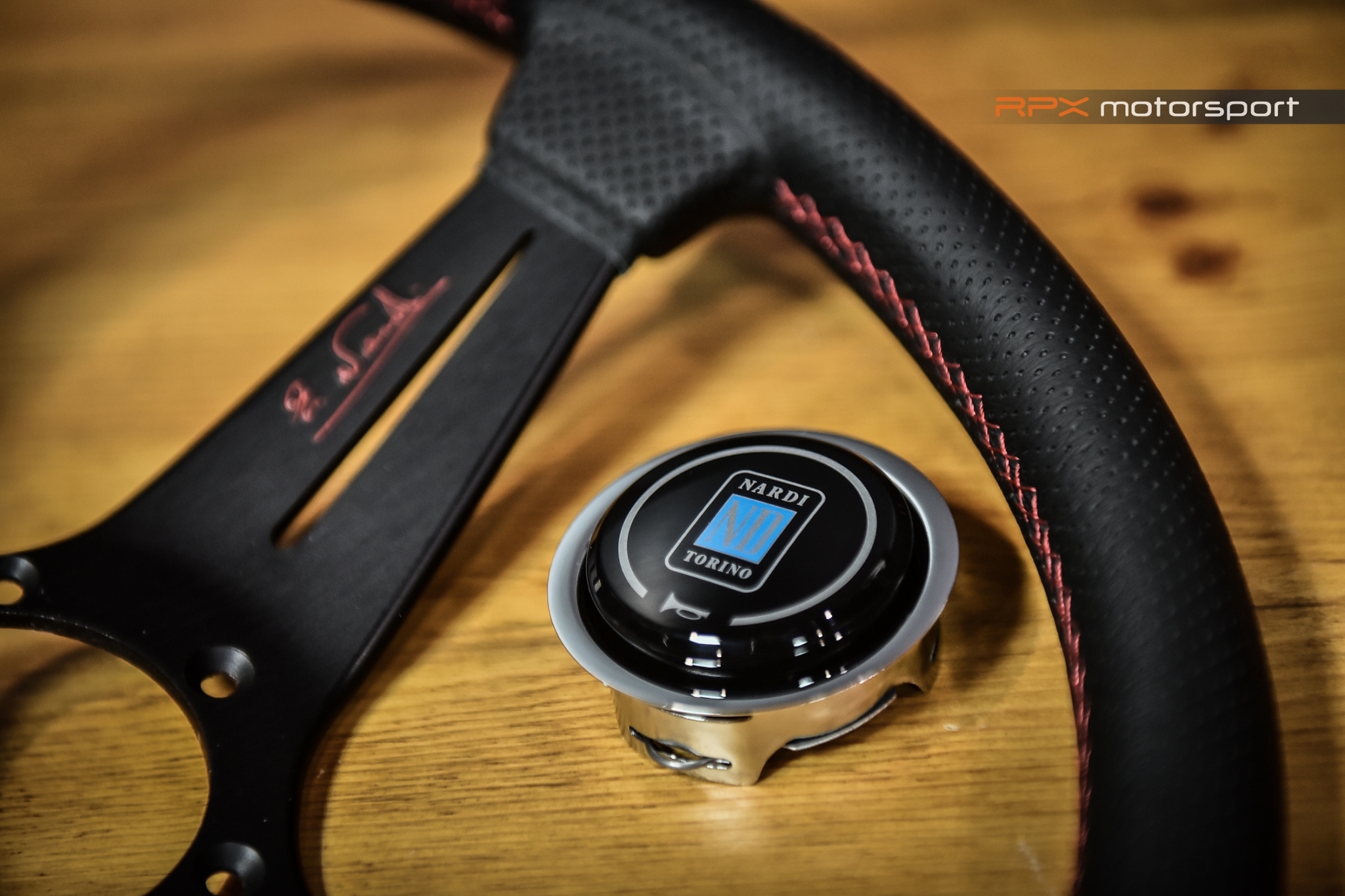 【RPX Motorsport】Nardi 全球限量200支 N921 340mm 大凹方向盤 透氣真皮 紅縫線 喇叭蓋 | 蝦皮購物