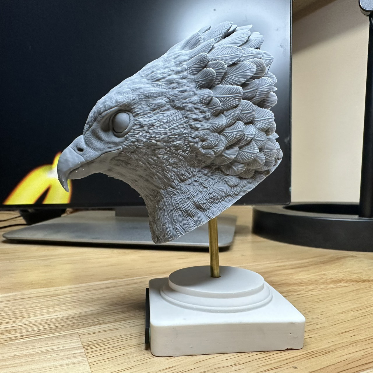 蛇雕 大冠鷲頭雕_ Mr.Brade 3D列印未塗裝模型 | 蝦皮購物