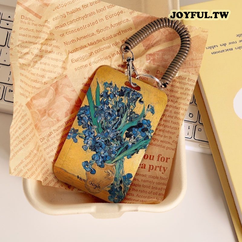 JOYFUL.TW 卡套 卡夾 悠遊卡套 悠遊卡夾 證件套 證件夾 捷運卡 識別證夾 識別證套 梵谷 | 蝦皮購物