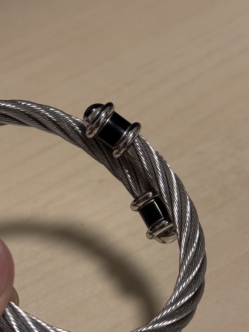 [VINTAGE]正版精品CHARRIOL夏利豪經典螺旋鋼製手環M | 蝦皮購物