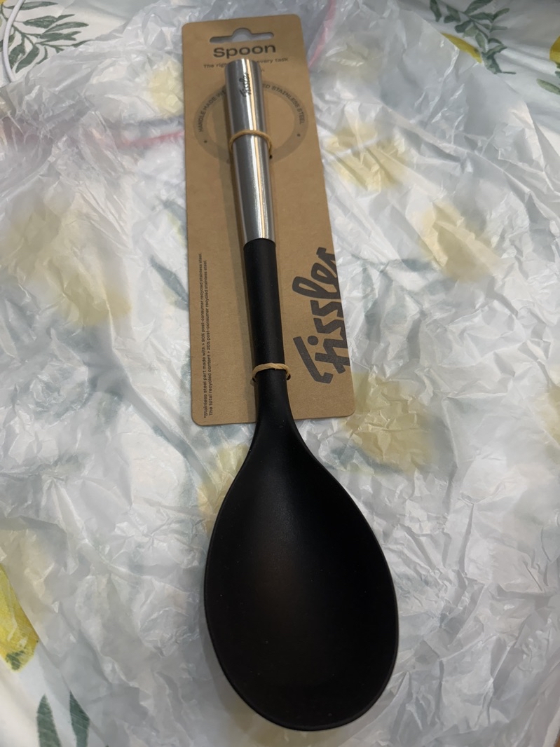 代購 我會包好寄出 全聯 大潤發現貨 Fissler德國菲仕樂 304 矽膠 頂級 不鏽鋼 鍋鏟 多用匙 鍋具保護墊 | 蝦皮購物