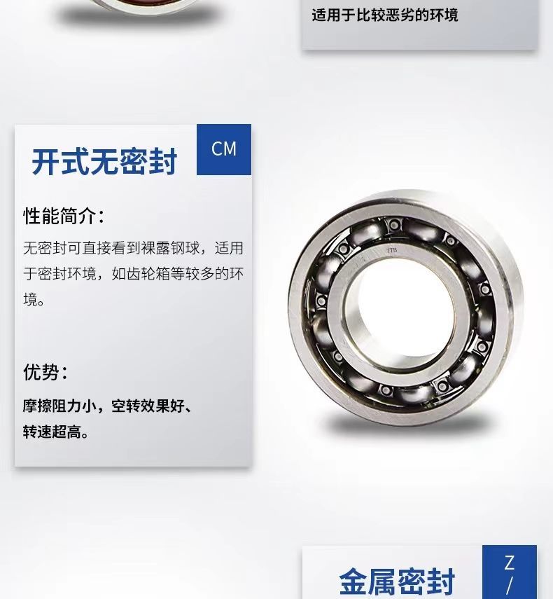 深溝球單向軸承 CSK8 10 12 15 17 20 25 30 35 40 PP 內外帶槽 | 蝦皮購物