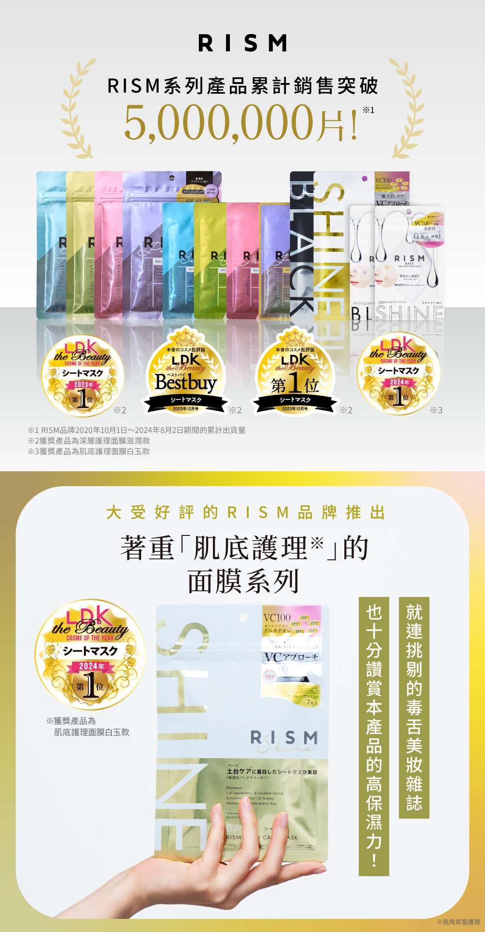 【RISM官方旗艦店】RISM 日常面膜系列（BASE系列2種）｜日本直送 | 蝦皮購物