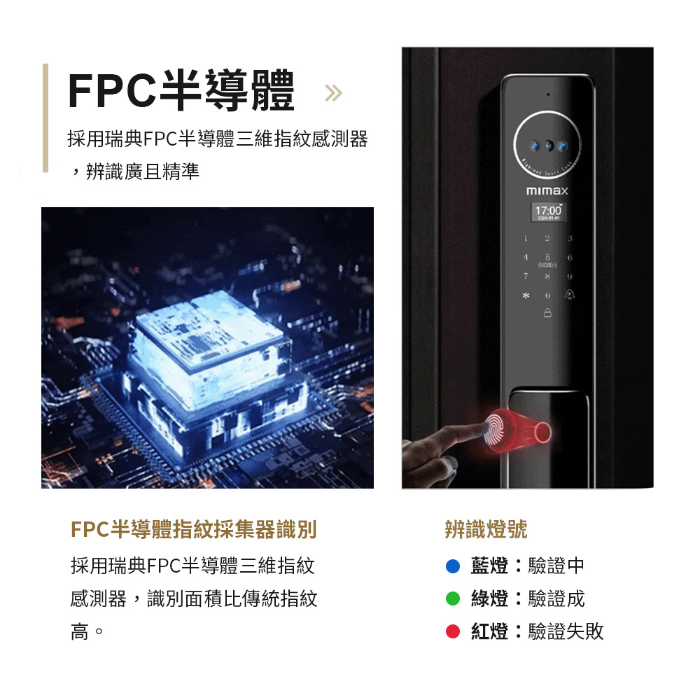 618特價【米覓 mimax】（含安裝 保固二年）掌靜脈 人臉辨識門鎖 APP遠端視訊 電子門鎖 智能門鎖 | 蝦皮購物