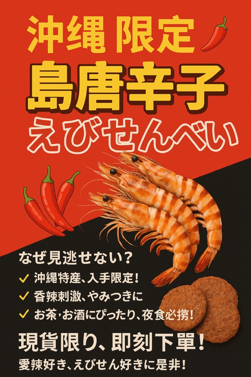 現貨在台速出/日本代購🇯🇵 沖繩限定 🌶️島唐辛子蝦仙貝🦐🔥分別有14入/27入 獨立包裝 沖繩必買 伴手禮 仙貝 | 蝦皮購物