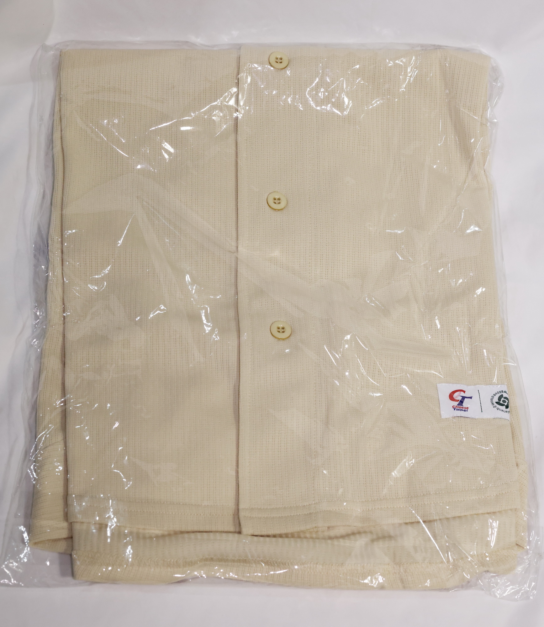 2025 WBCQ 經典賽 經典CT球迷版排扣棒球衣 米白色限量版 中華隊球衣 現貨尺寸2XL(只有一件) | 蝦皮購物