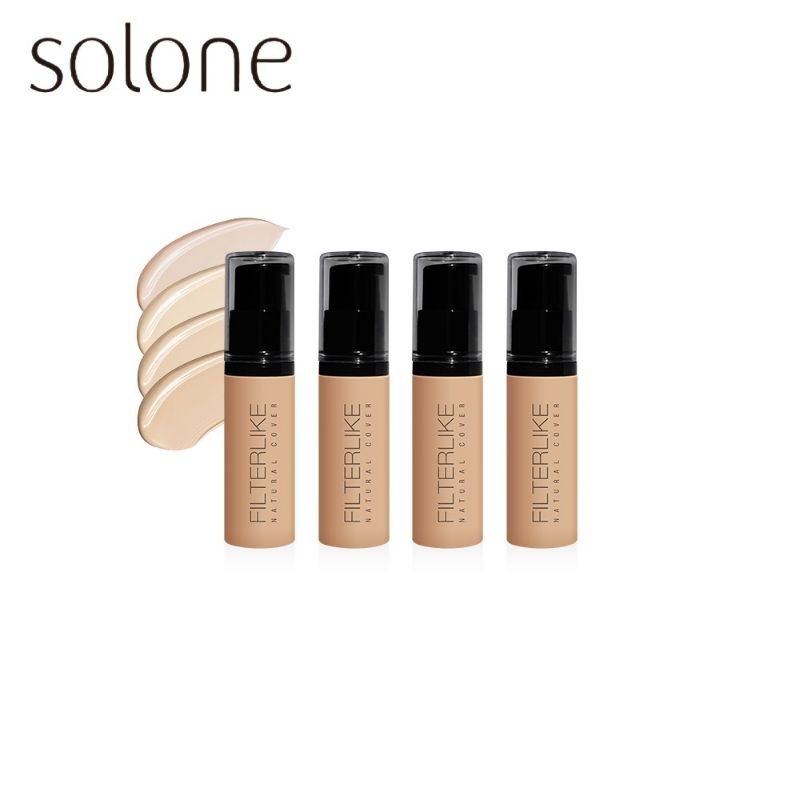 ⭐蝦皮發票⭐ Solone 柔紗精粹粉底液(新版)／專屬訂製輕粉底液【多色可選】SPF50 控油保濕 遮瑕 修飾毛孔 | 蝦皮購物