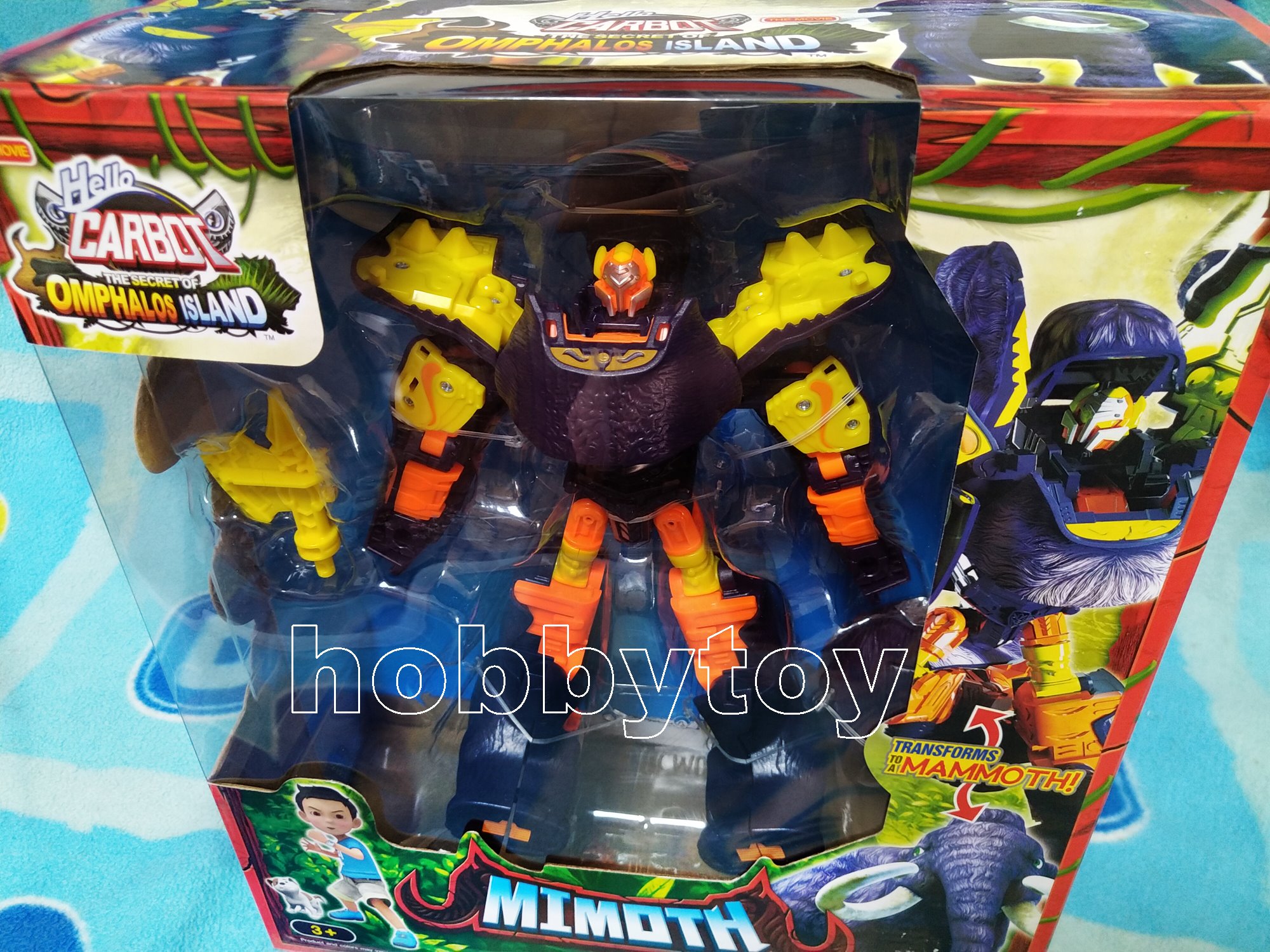 正版 HELLO CARBOT ANIMAL 衝鋒戰士 猛象麥斯 MIMOTH 大型 變形機器人 長毛象 猛瑪象 麥斯 | 蝦皮購物