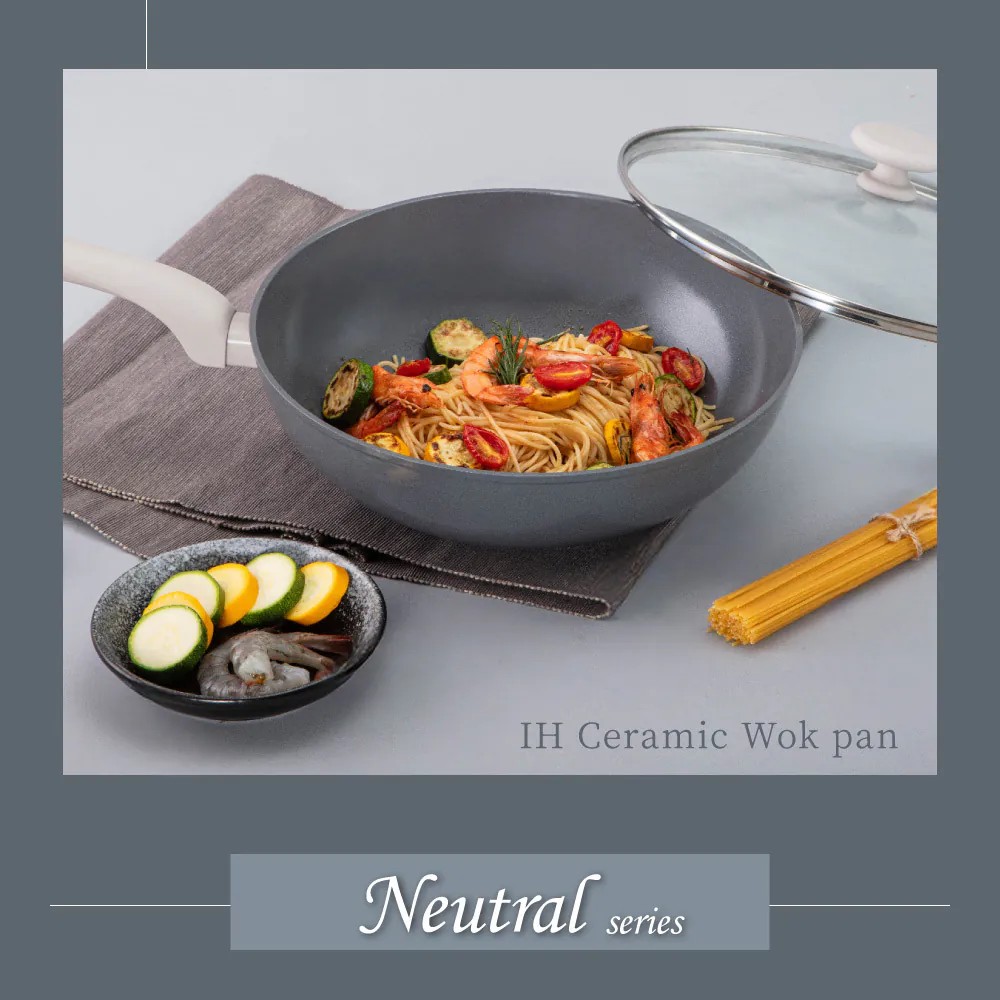 免運公司貨 【KINYO IH陶瓷塗層炒鍋 平底鍋 30cm PO-1145 / PO-1142】韓國 電磁爐 IH爐 | 蝦皮購物