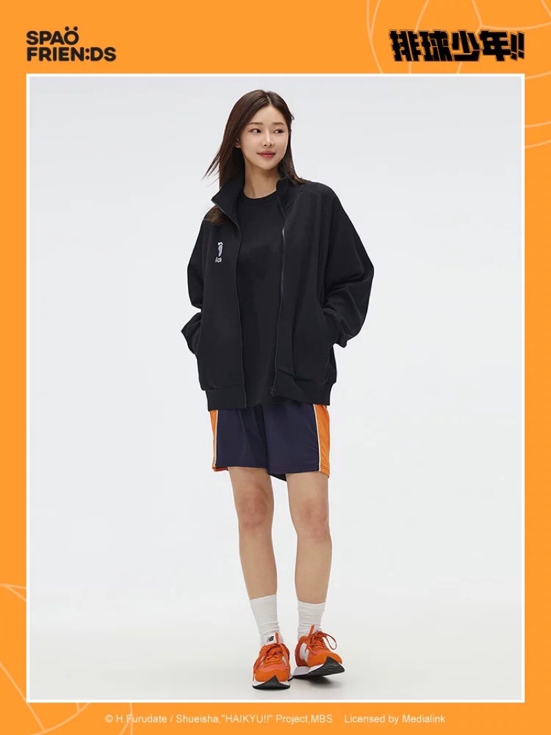 SPAO X 排球少年聯名 T恤 外套 毛巾 鑰匙圈 | 蝦皮購物