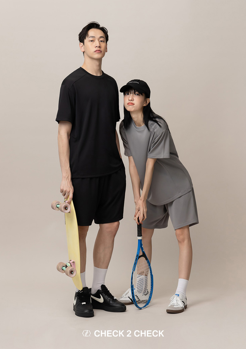 Check2Check-超透氣速乾短T 運動健身 吸濕排汗 男女可穿 乾爽透氣 快乾素t【CB0025116】[現貨] | 蝦皮購物