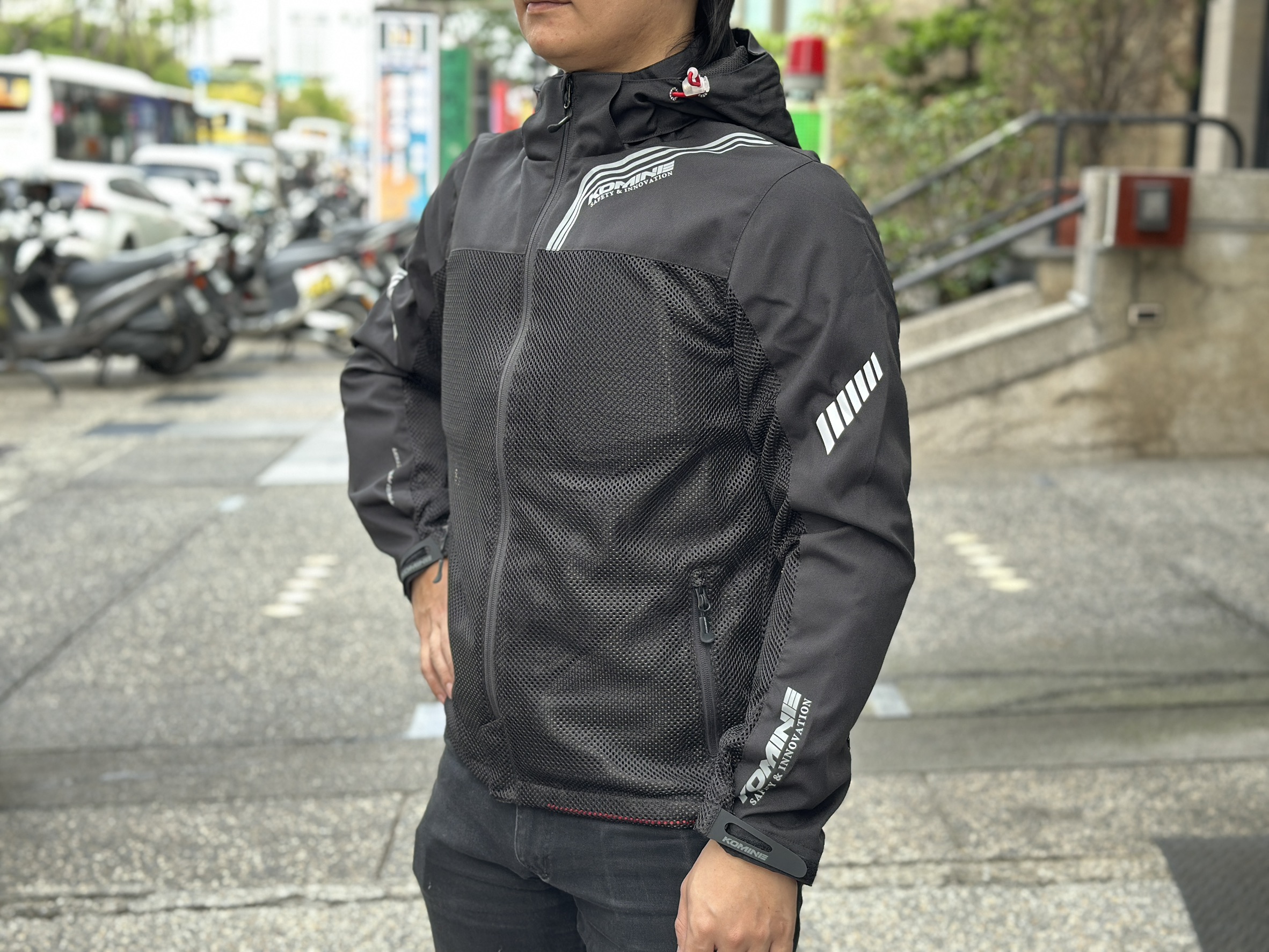 柏霖動機 台中門市 日本 KOMINE JK-179 休閒防摔衣 休閒 夏季 防摔衣 透氣 低調 機車 JK179 | 蝦皮購物