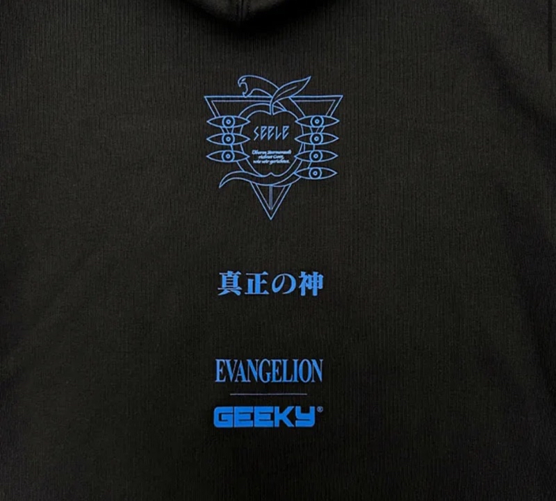 GEEKY x EVA神帽T-黑 | 蝦皮購物