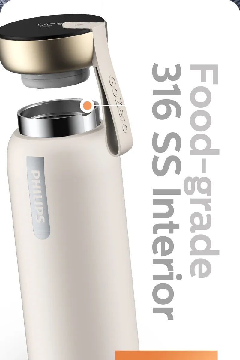 【PHILIPS飛利浦】460ml智能LED顯溫長效保溫瓶 AWP3305 316不鏽鋼 三色可選 | 蝦皮購物