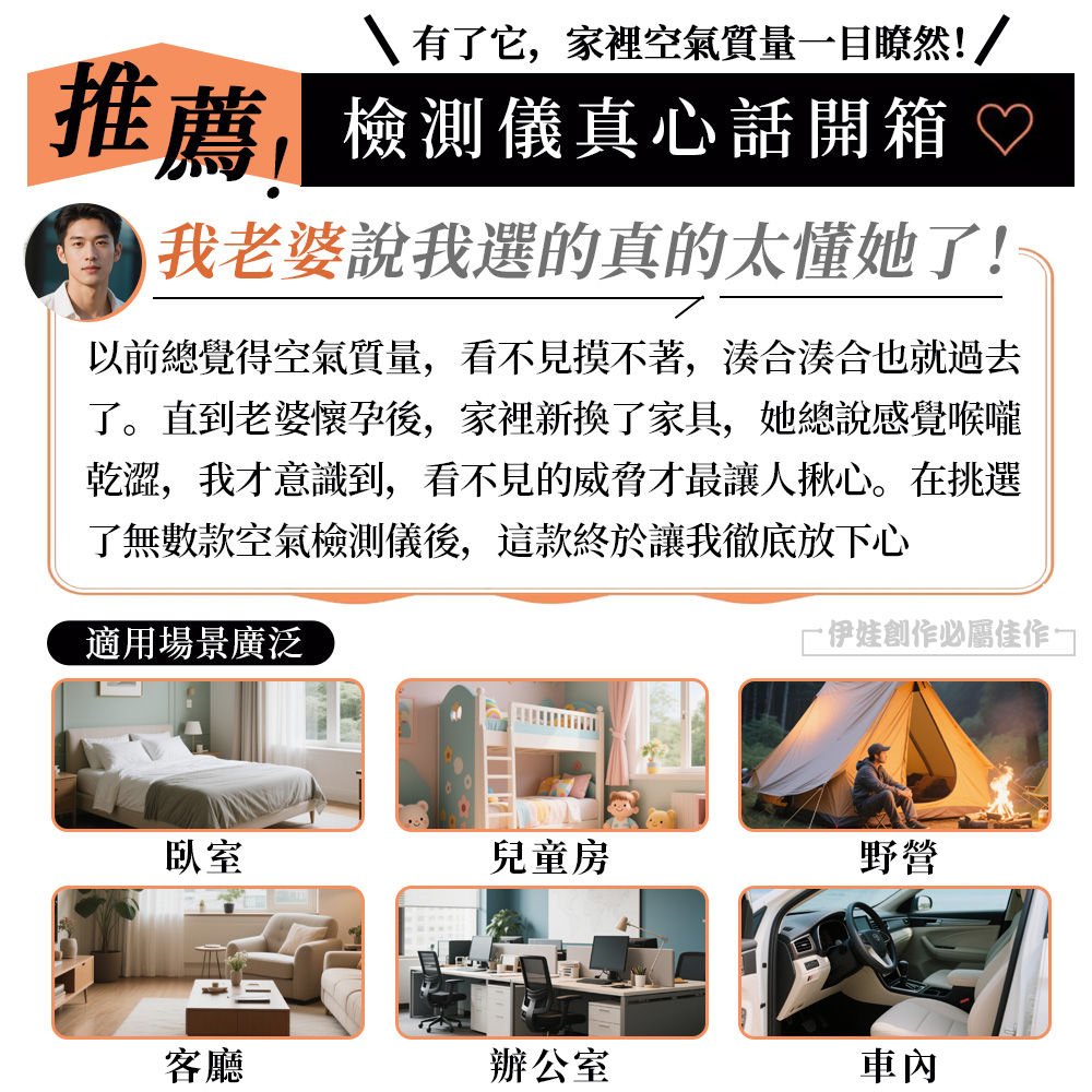 【台灣現貨🔥】十八合一 空氣檢測儀 空氣品質檢測 臥室 甲醛 溫度 濕度檢測儀 空氣 檢測儀 空氣檢測【AH-596D】 | 蝦皮購物