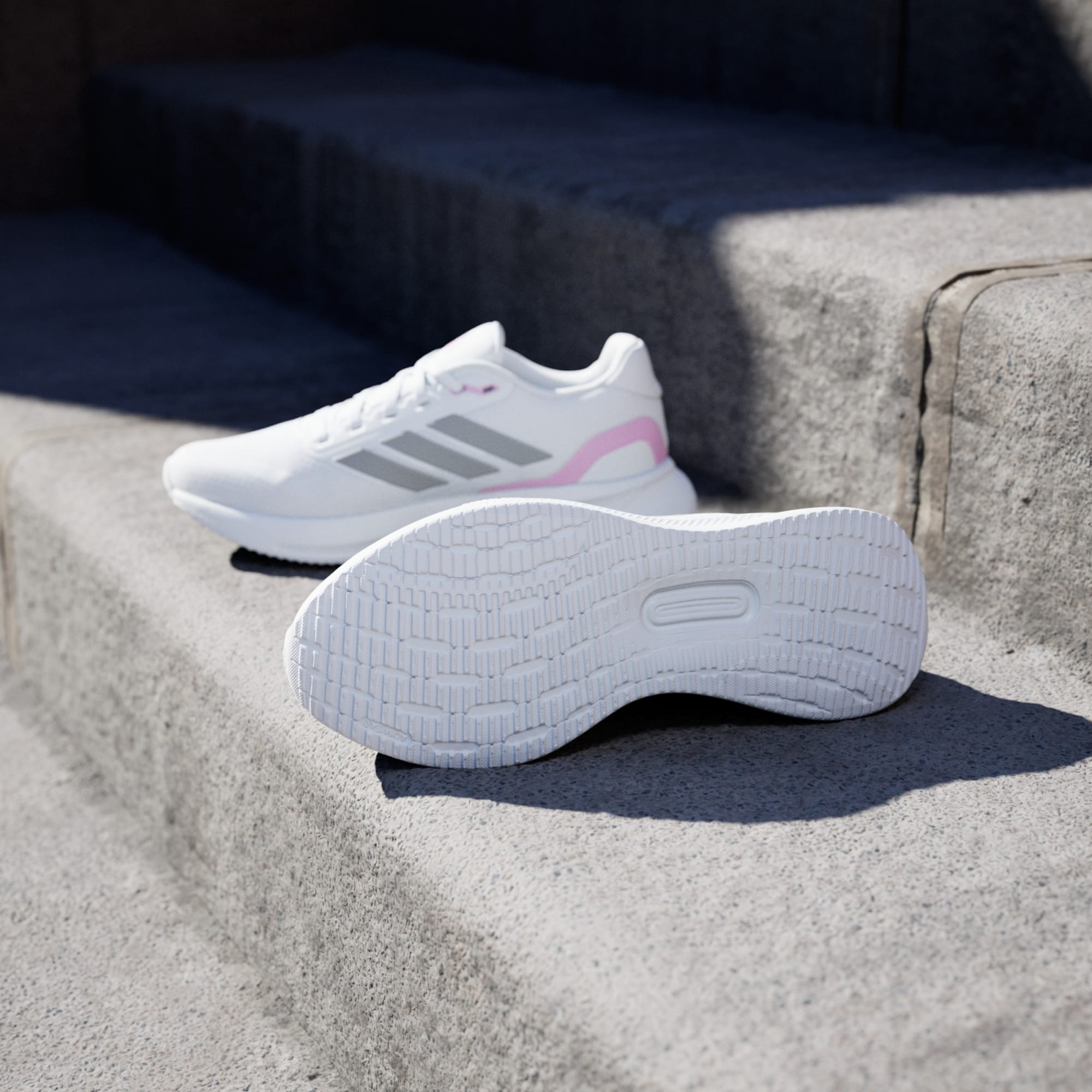 ADIDAS JI3981 RUNFALCON 5 W 女慢跑鞋 透氣 緩震 白 | 蝦皮購物