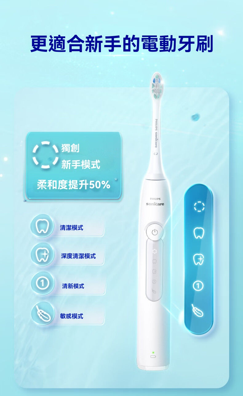 ⚡ 正品保證 ⚡ 飛利浦電動牙刷 鑽石3系電動牙刷成人 聲波軟毛HX5181/6730新升級 | 蝦皮購物