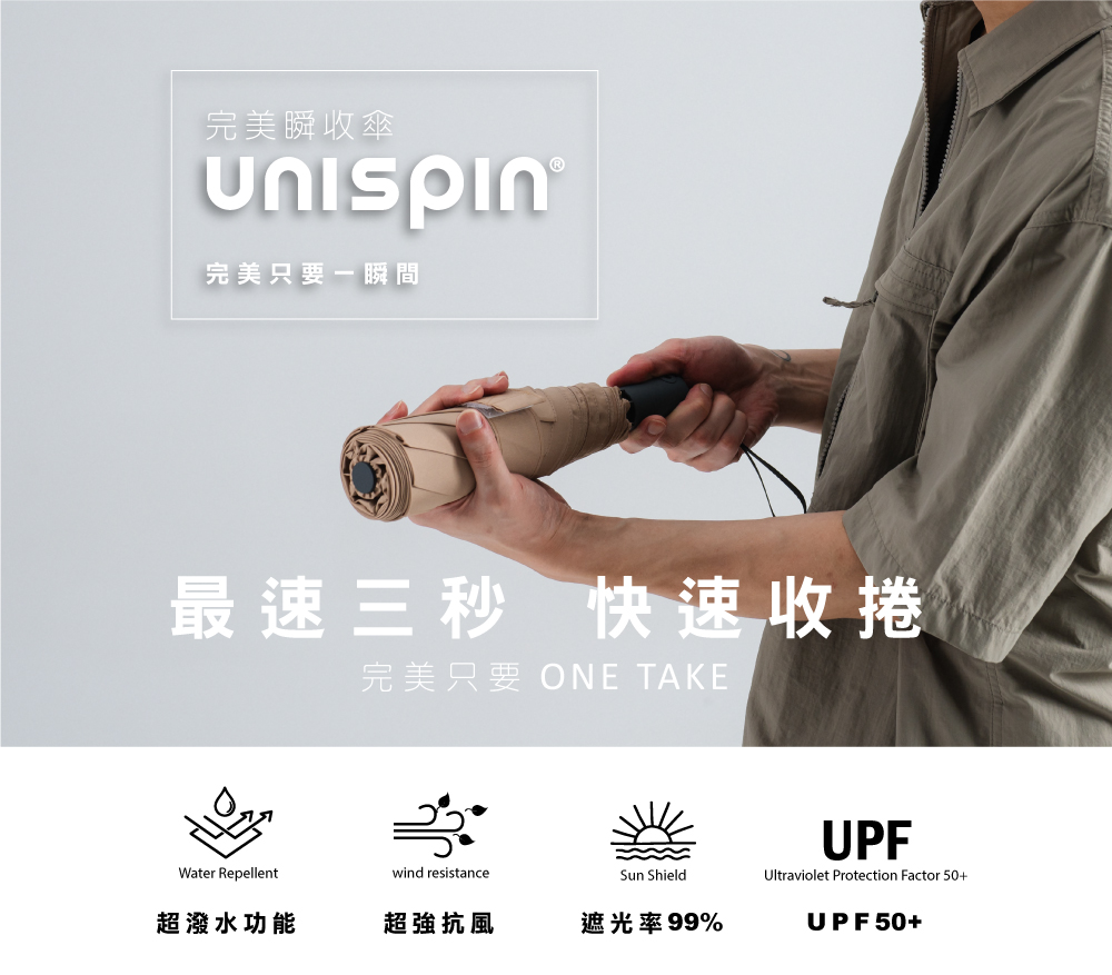 【大振豐洋傘】Unispin 暮影 27吋大傘面 輕推 自動完美 瞬收傘 雨傘 捲收傘 貼片傘 | 蝦皮購物
