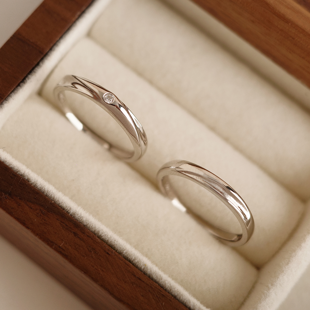 [全純銀.情侶對戒] "雙生相伴" 情侶戒指 / 單獨賣場【UME】S925純銀對戒 / 可調戒圍 / 情人節禮物 | 蝦皮購物