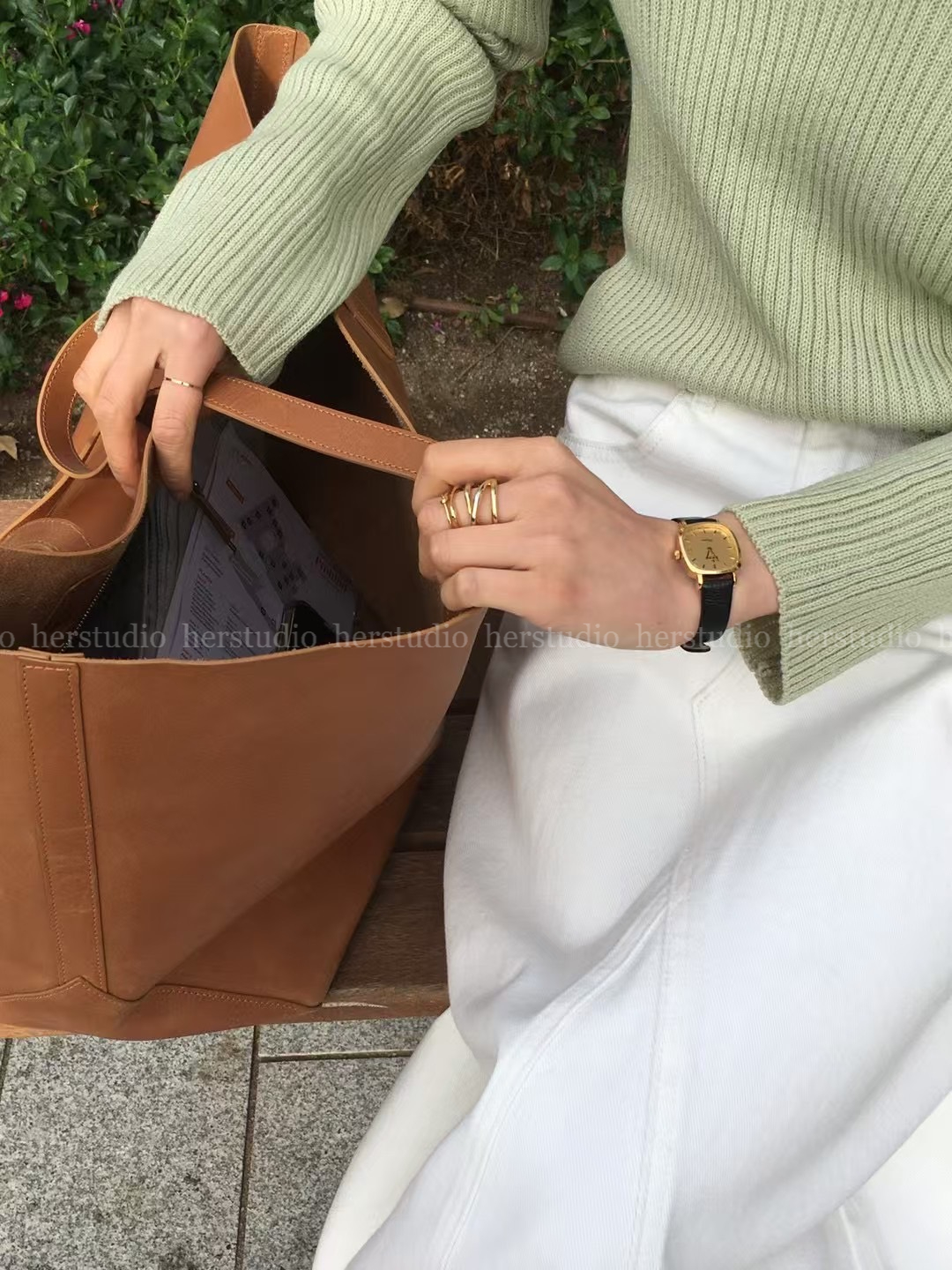 HERStudio韓國代購 春季V領修身針織衫(3col) | 蝦皮購物