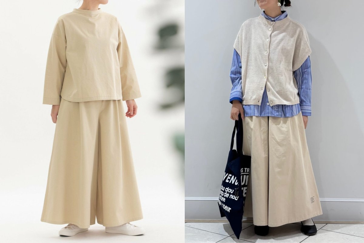 【TripleW.】現貨 日單 鬆緊綁帶 棉麻 牛仔 喇叭長褲 2031802 | 蝦皮購物