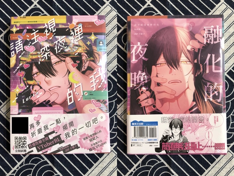 全新未拆 /青文 /Luria /請注視深夜裡的我 /特典版 /附小冊子 /BL漫畫 | 蝦皮購物