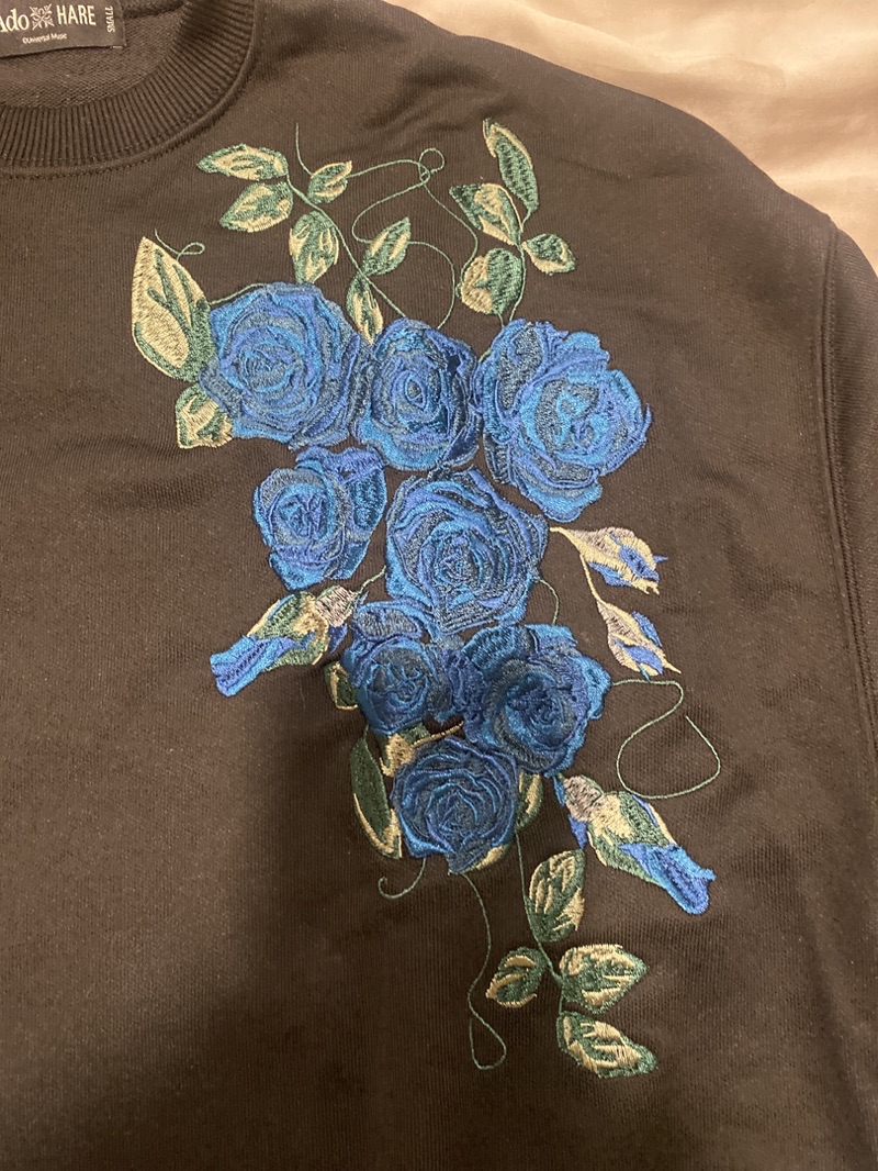【現貨，24hr出貨🚚】Ado x HARE 藍玫瑰上衣 火星 蒙娜麗莎 | 蝦皮購物
