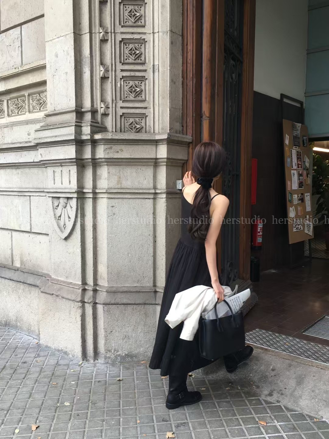 HERStudio韓國代購 透膚豎紋無袖洋裝(2col) | 蝦皮購物