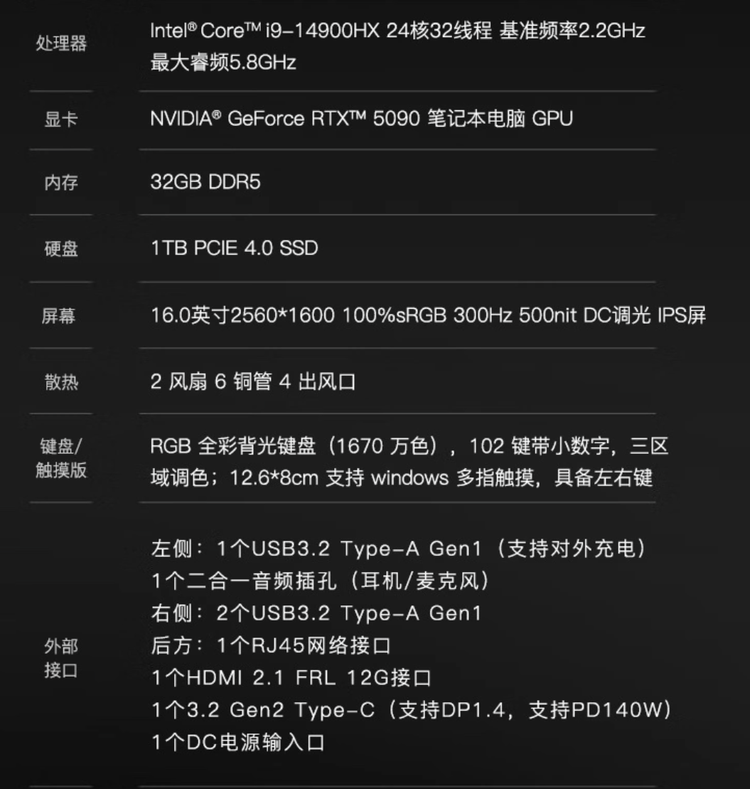 《啾吉小舖》神舟Hasee 2025 戰神T12 Pro 16吋 i9-14900HX RTX5090 | 蝦皮購物