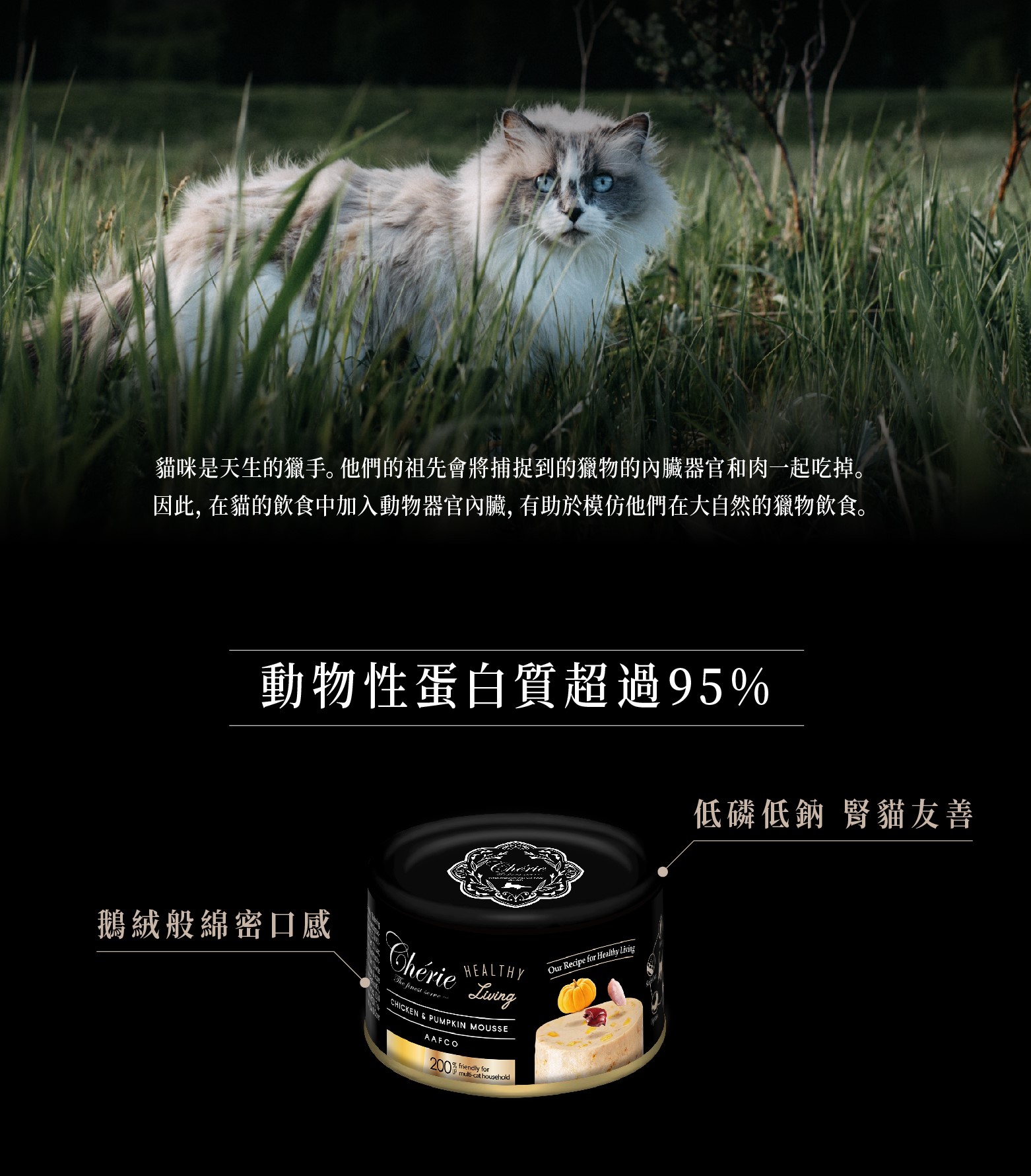 ~Petroyal~Cherie 法麗 大黑罐 全照護主食罐 小黑罐 鵝絨慕斯口感 165g 5種口味 整箱 法麗主食罐 | 蝦皮購物