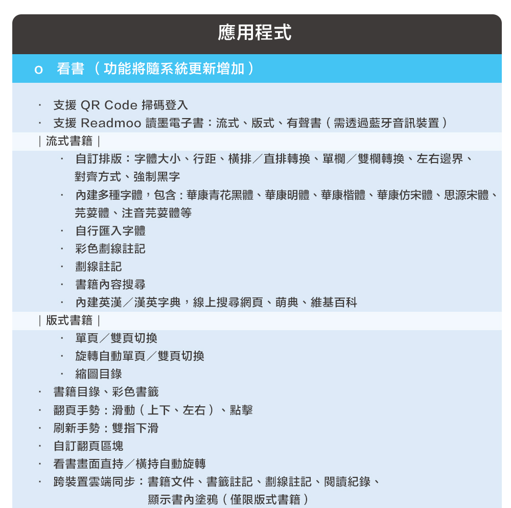 Readmoo 讀墨 mooInk Nana 7 吋彩色電子書閱讀器 - 暗夜黑/迷月白 | 蝦皮購物