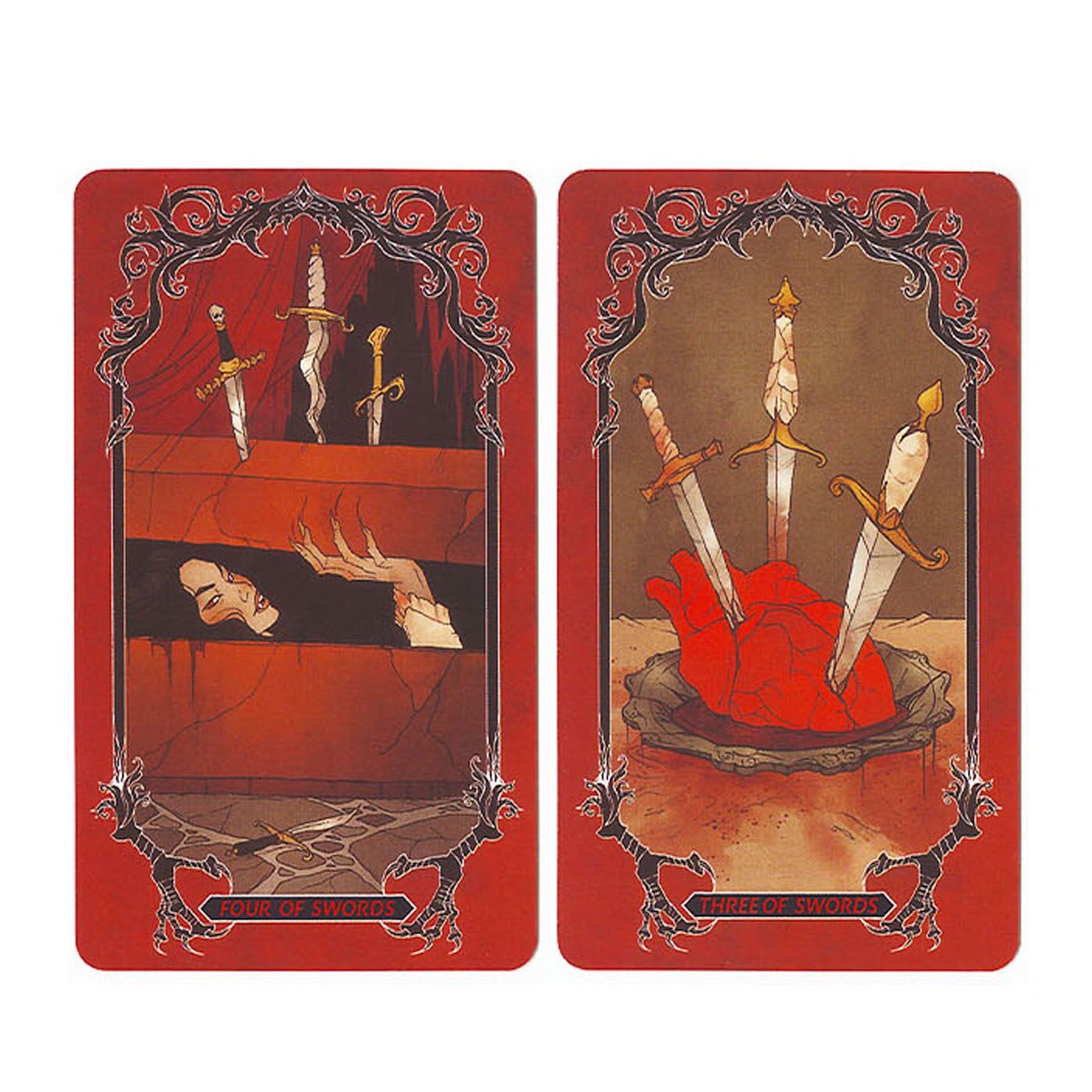 【限量1組】Horror Tarot Deck and Guidebook 送數本教學書籍 | 蝦皮購物