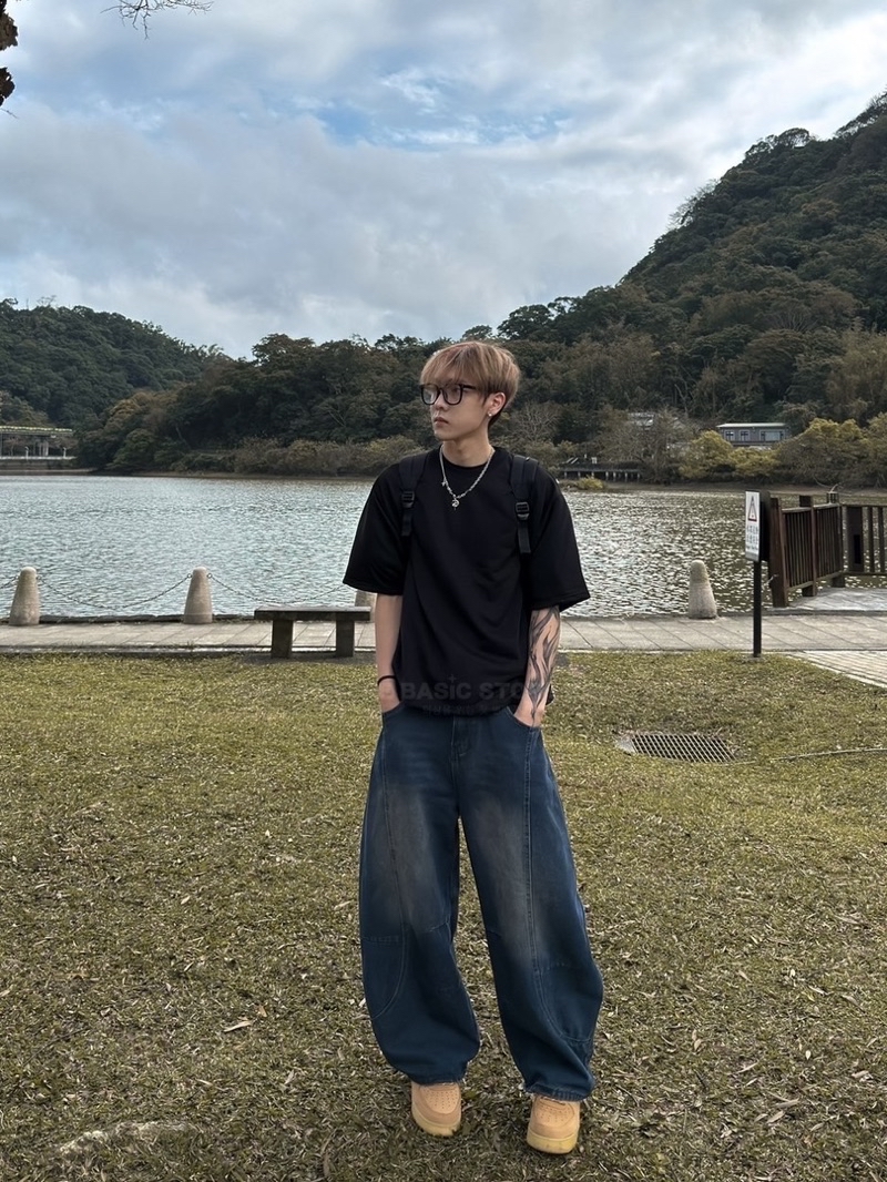 【BASIC】24H出貨｜韓系基礎 cleanfit 熱銷 實拍 Boxy版型 寬短 包色款 短袖 素T 穿搭必備 超頂 | 蝦皮購物